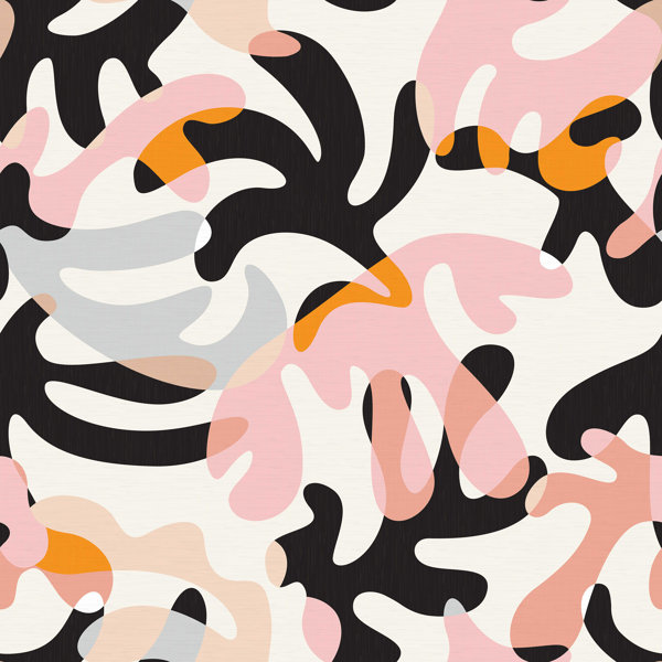 George Oliver Lassorr Evamatise Abstract Modern Shapes Mid Century by √Âva Kov√°Cs - Wrapped ...